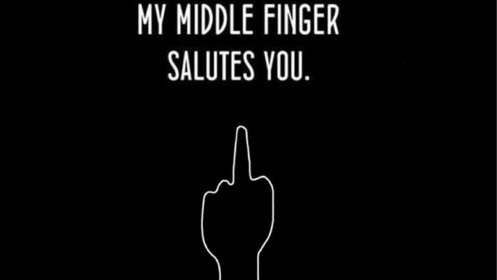 Middle Finger Wallpaper 4K: Express Your Bold Attitude with High ...